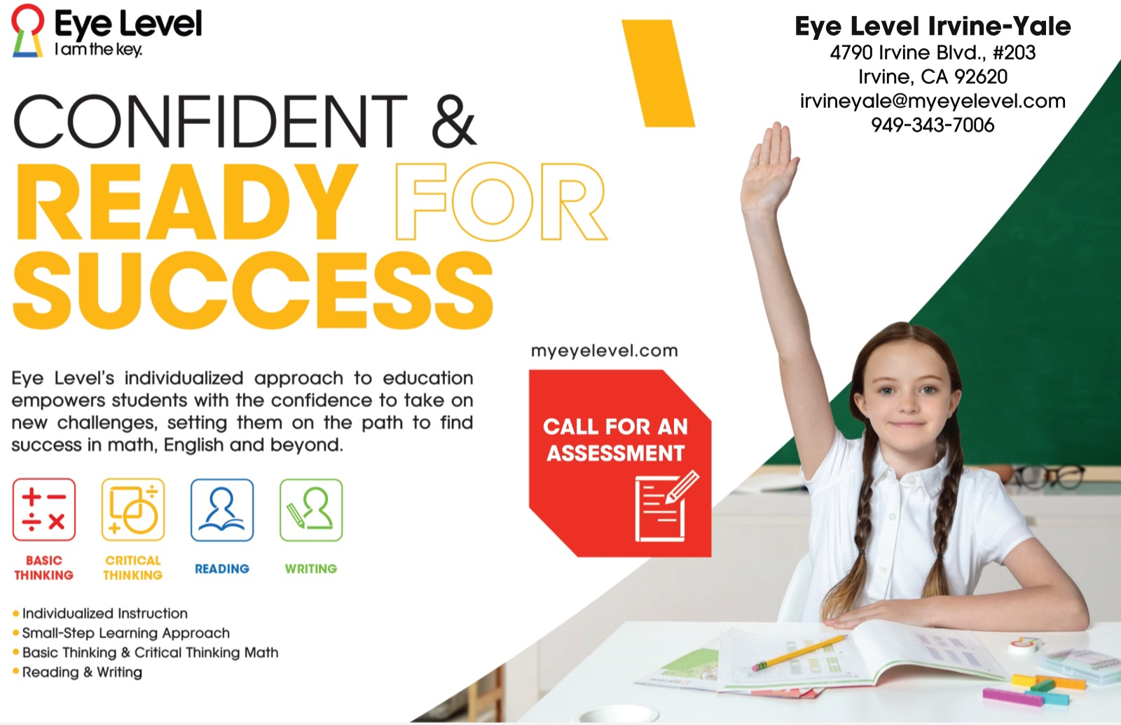 Eye Level Learning Center in Northwood Town Center, Irvine Yale next to ...