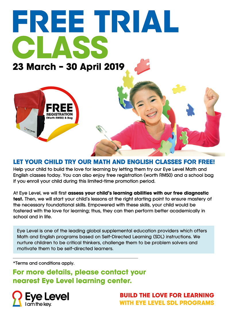 Free Trial Class Promo 23 March to 30 Ap... | News | US