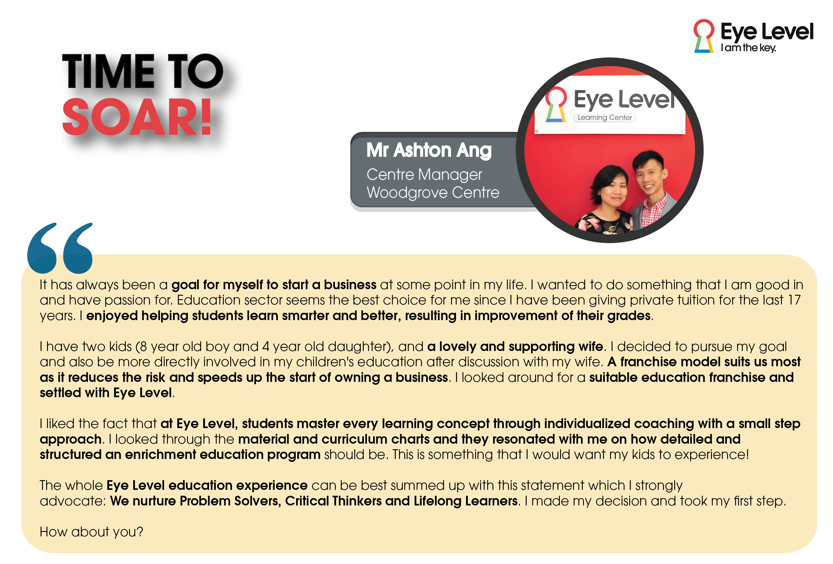 June - Franchisee Testimonial | News | US